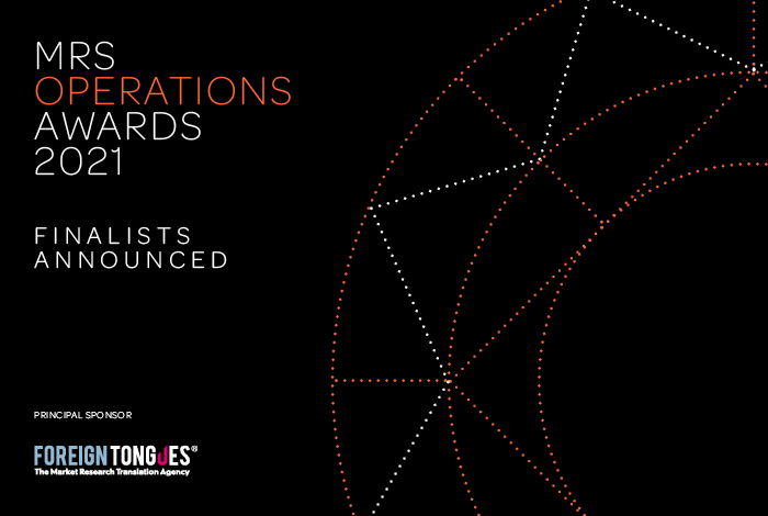 Operations Awards | Market Research Society